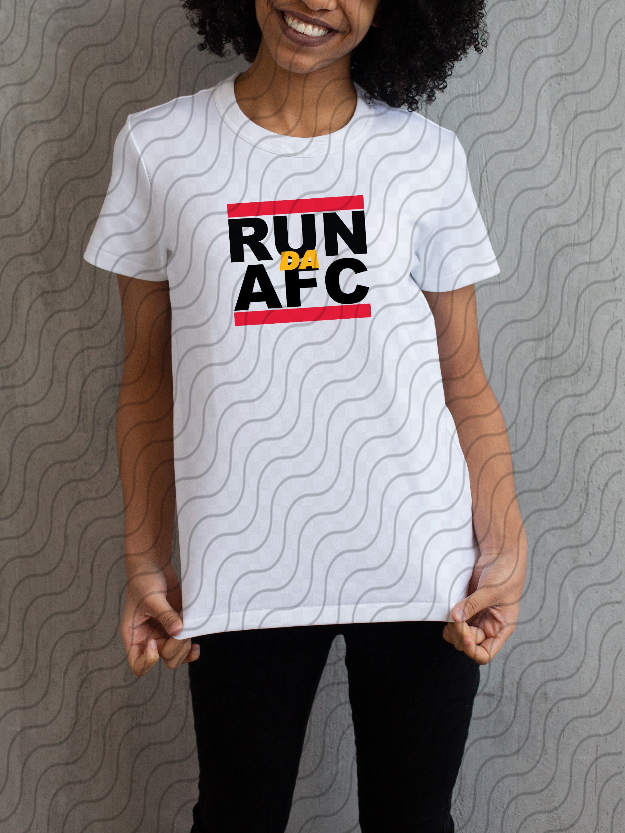 Run Da Afc, Chiefs Fan, SVG, PNG, EPS, Files for Cricut or Silhouette ...