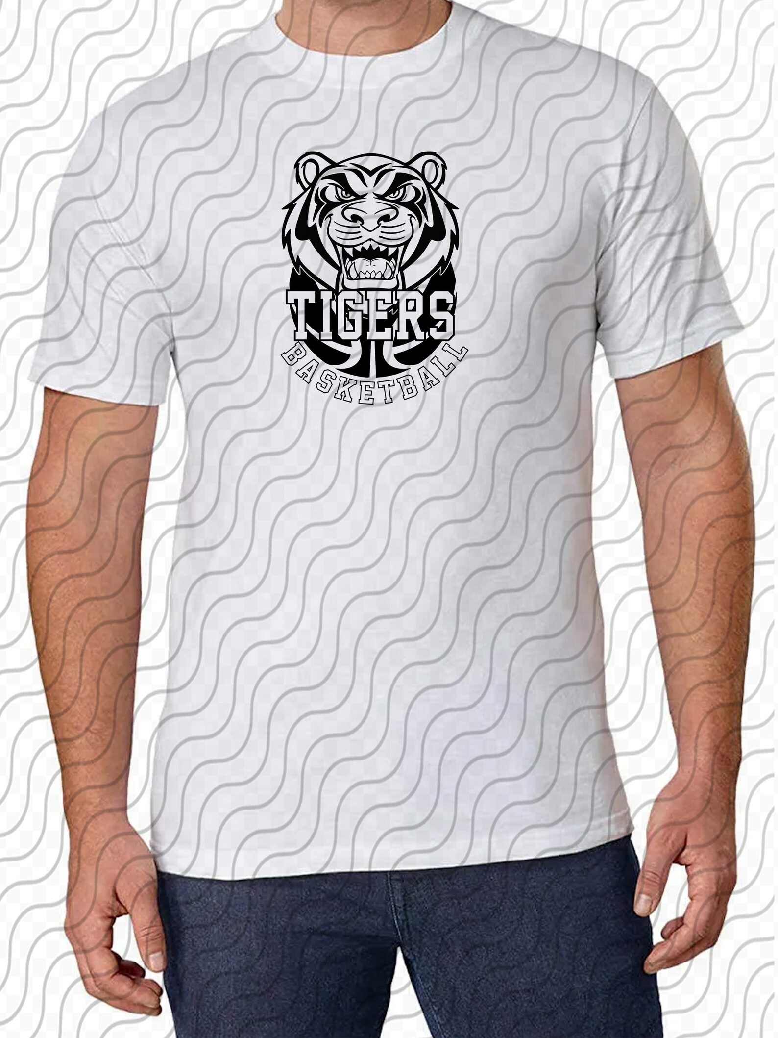 Tigers Basketball Lady Tigers Basketball Mascot Sport Team - Etsy