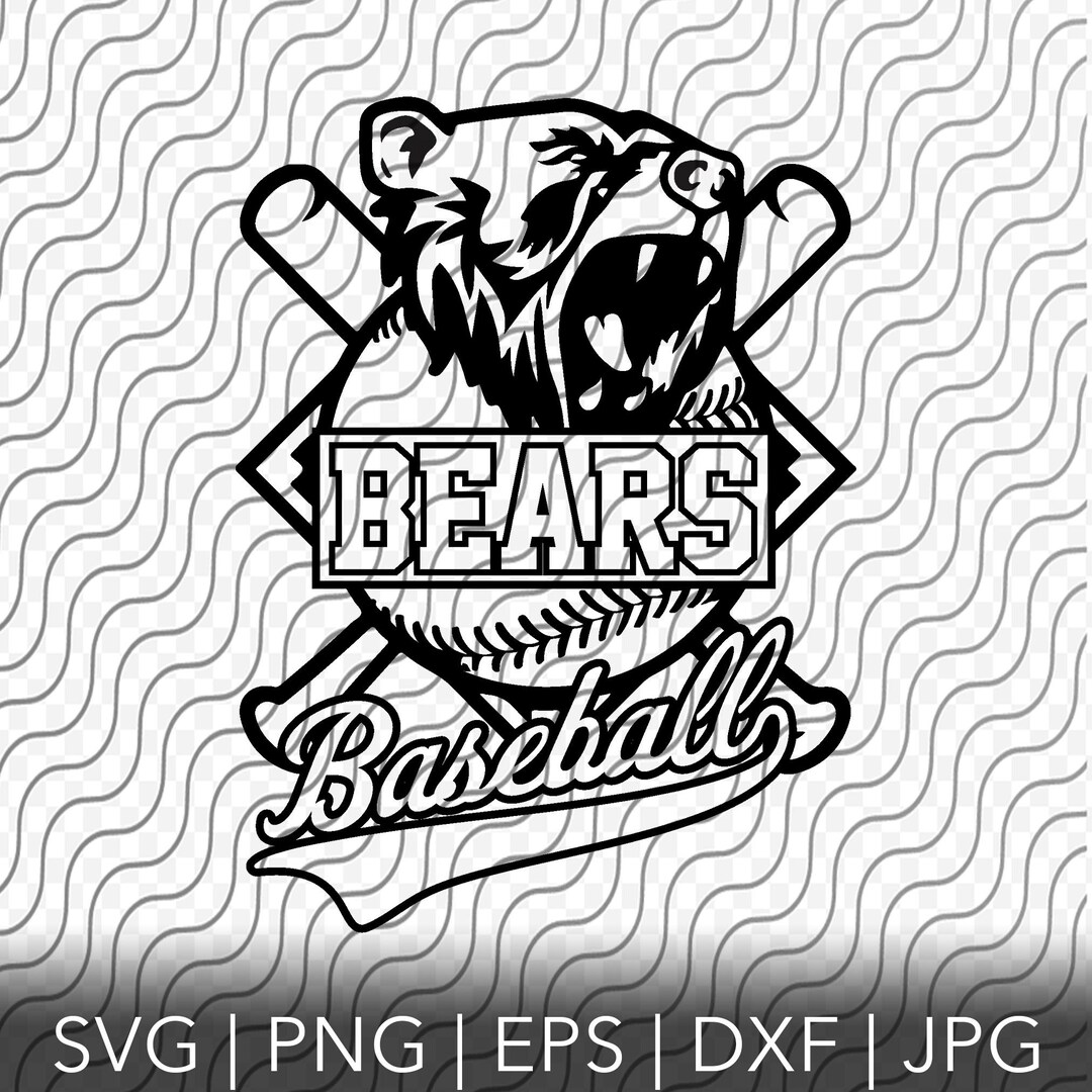 Bears Baseball, Lady Bears Softball, Mascot, Sport Team Logo, SVG, PNG ...