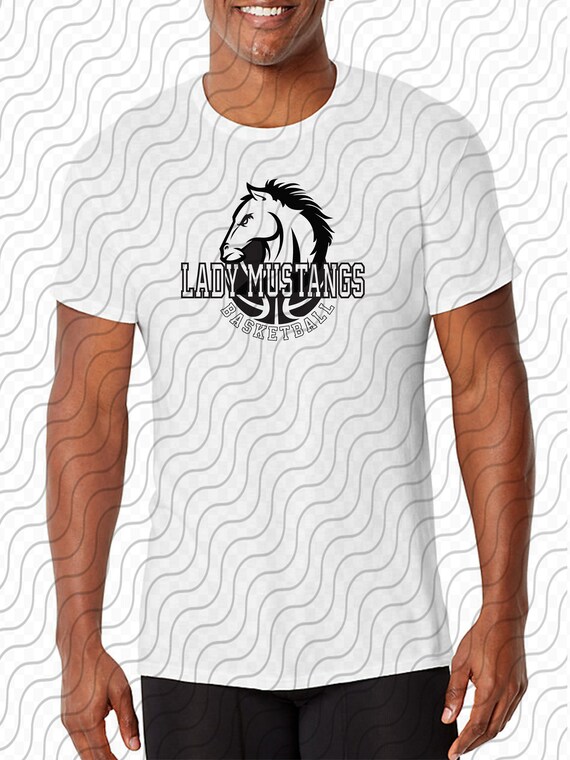 Kilpatrick Mustangs Basketball Clipart