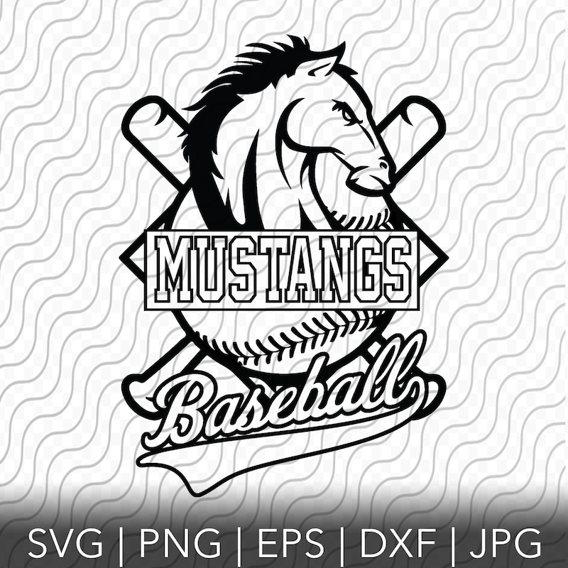 Mustang Baseball - Etsy