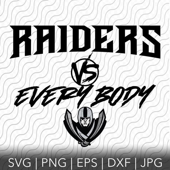 Raiders Vs Everybody SVG PNG EPS Dxf Jpg Files for Cricut - Etsy