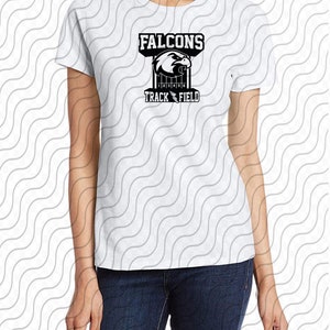 Falcons Track and Field Mascot SVG, Track and Field, Cutting Template ...