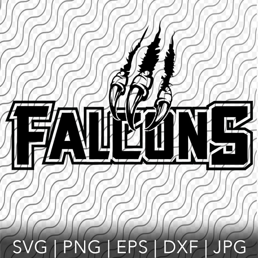 Falcons Claw Scratch, Cutting Template, Svg, Png, Eps, Dxf, Jpg Files ...