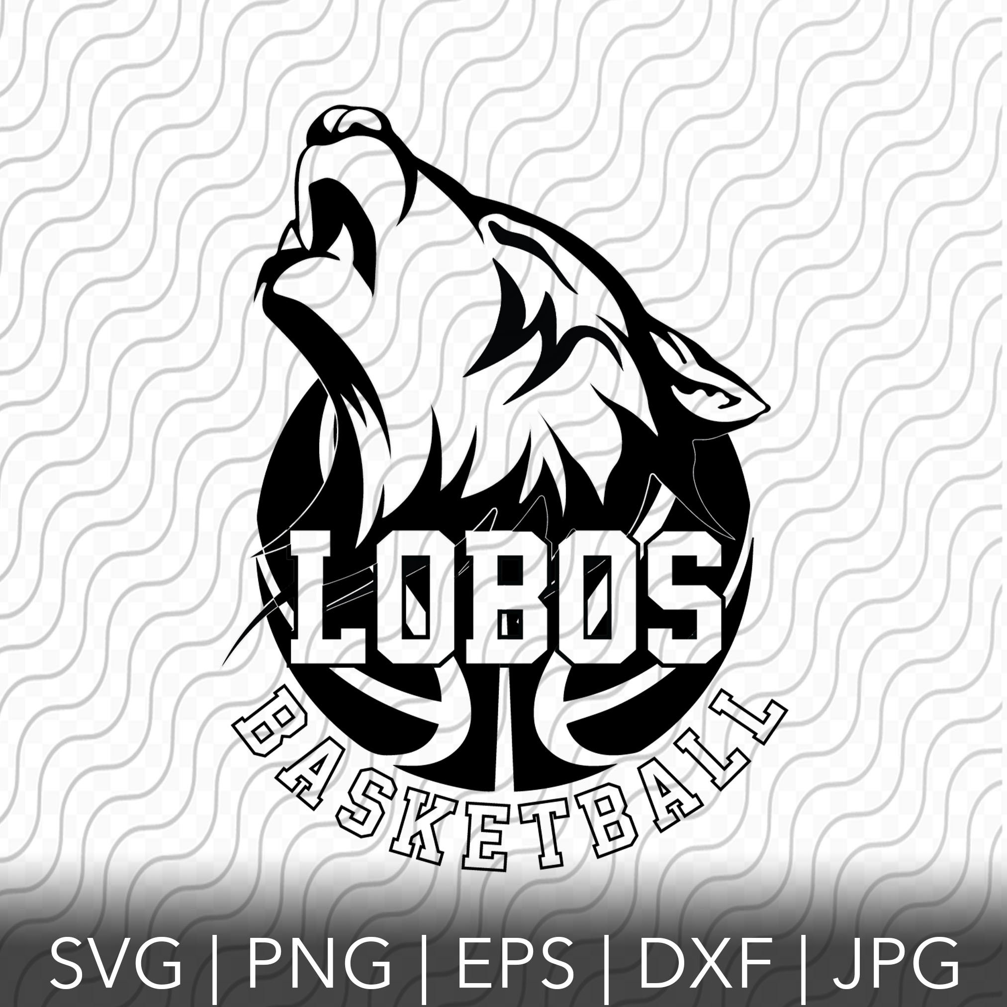 Lobo Basketball Logo Men's GameDay Greats Red New Mexico Lobos