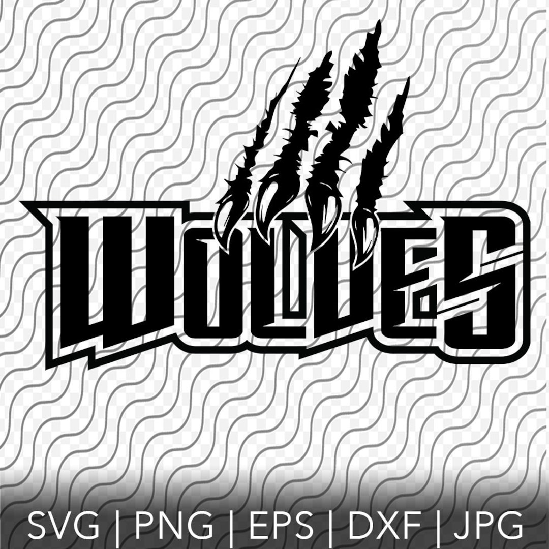 Wolves Claw Scratch, Cutting Template, Svg, Png, Eps, Dxf, Jpg Files ...