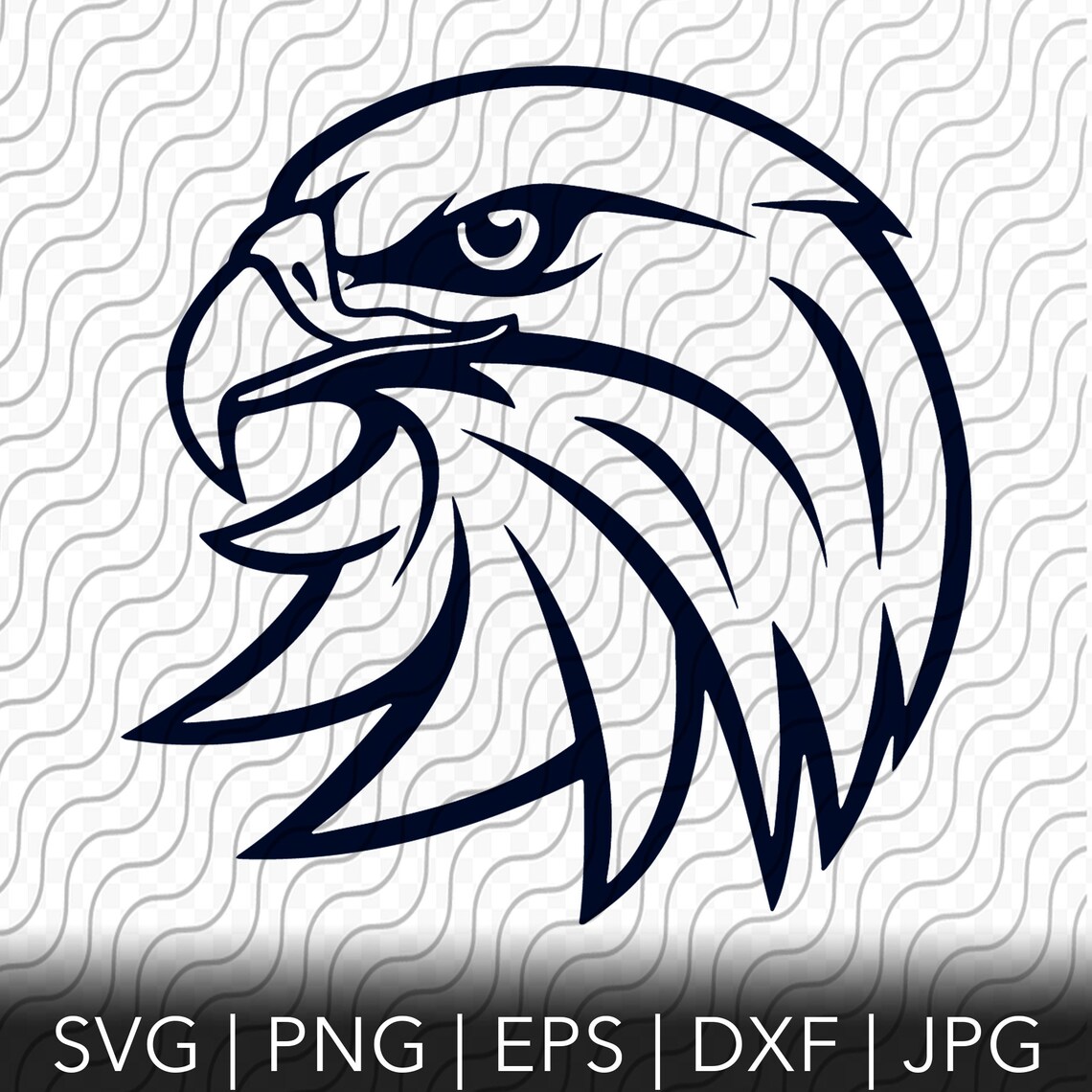 Eagle Mascot SVG Eagle Head SVG Eagle Team SVG Cutting - Etsy