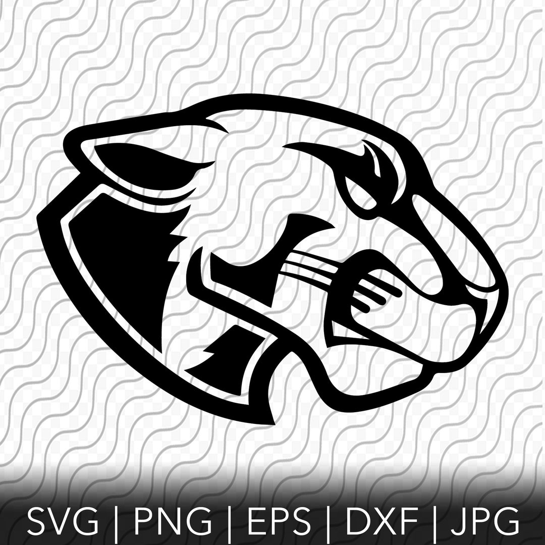 Cougar Mascot SVG, Cougar SVG, Cougar School Mascot, Cutting Template ...