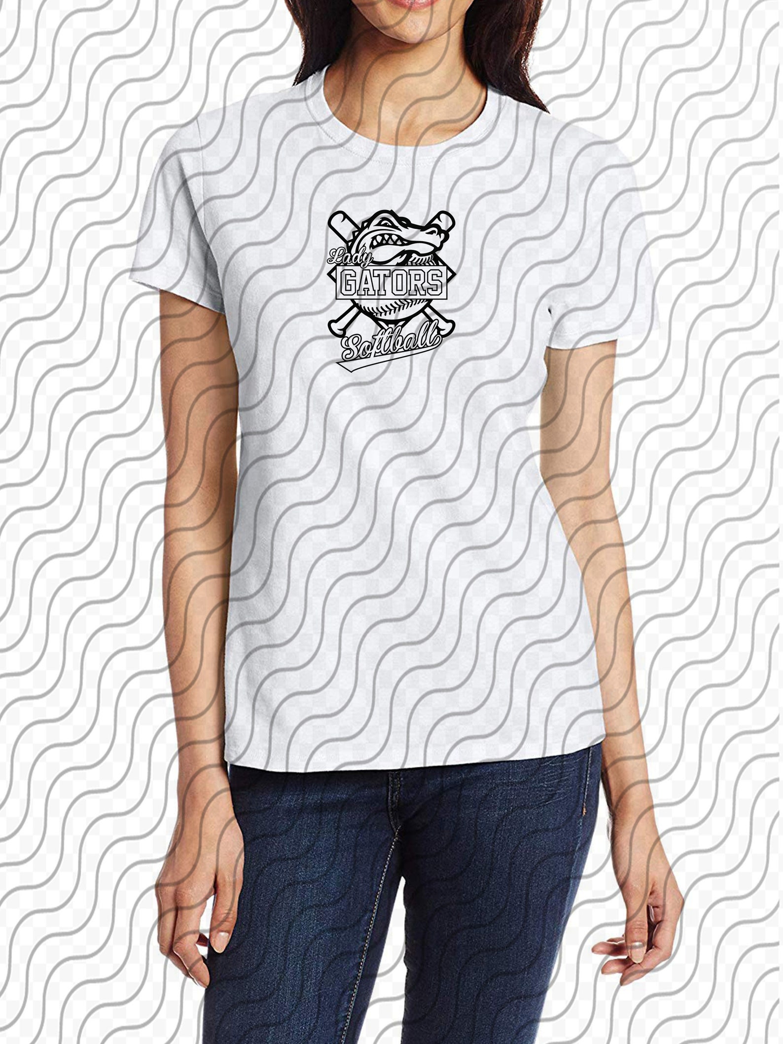 Gator Baseball Lady Gator Softball Mascot Sport Team Logo - Etsy