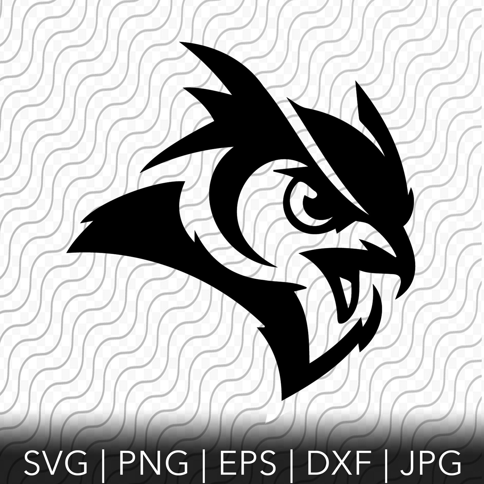 Owl Mascot SVG Owl SVG Owl Team SVG Owl School Mascot - Etsy