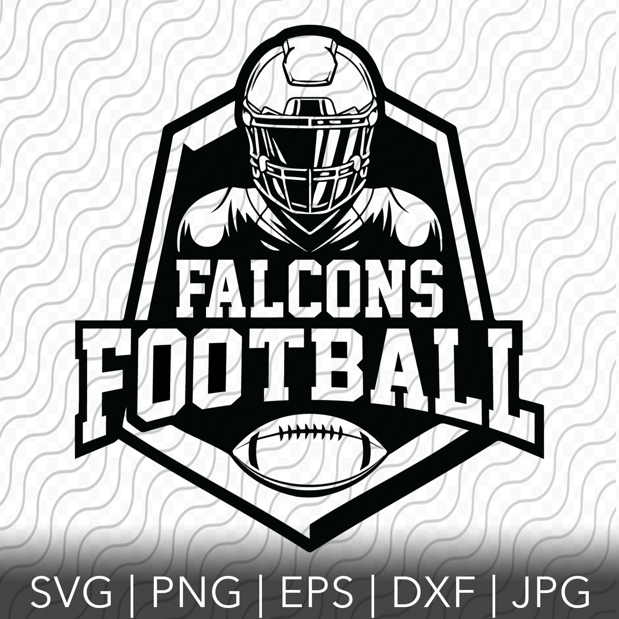Falcons Football Sports Team SVG PNG EPS Dxf Jpg Files - Etsy