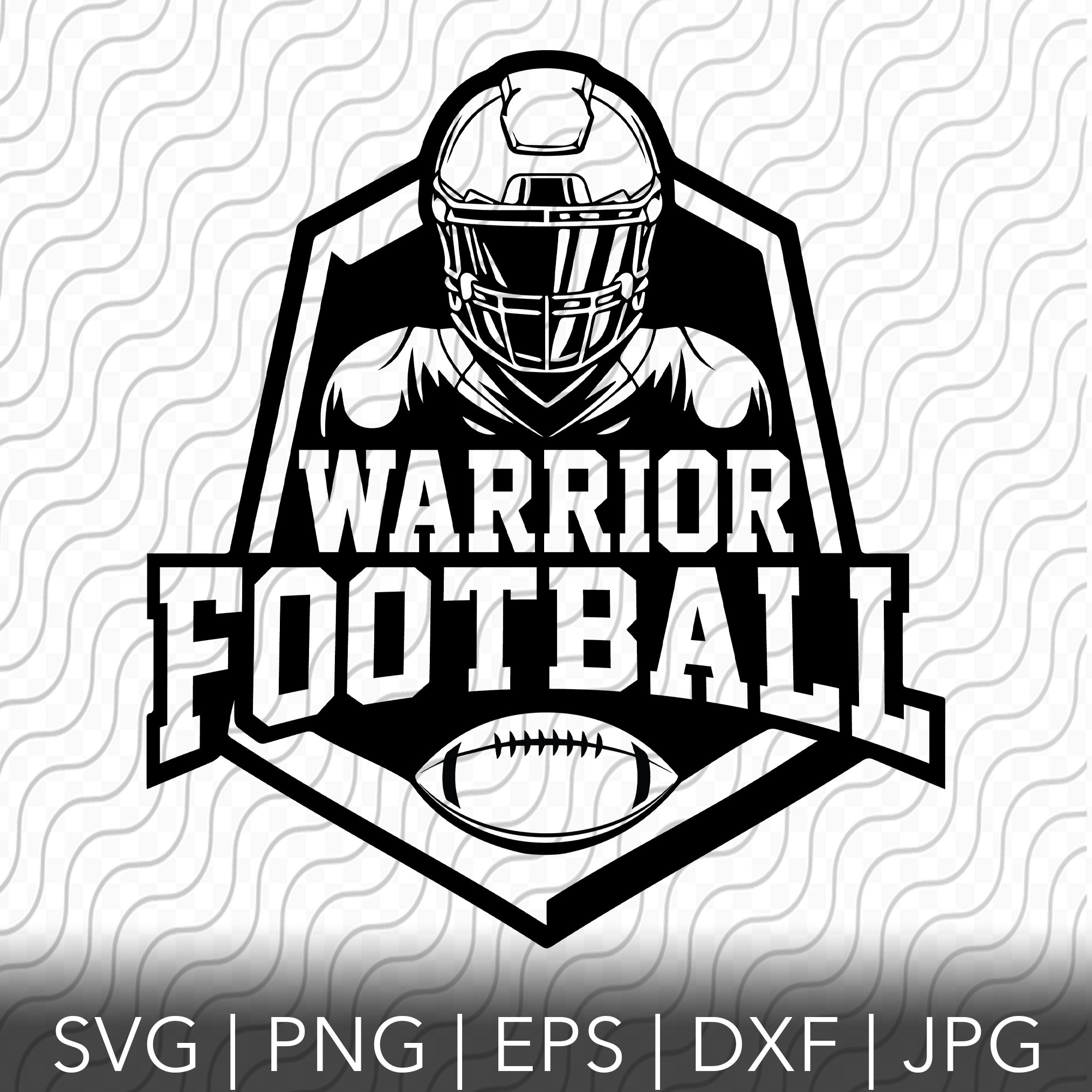 Warriors Football Warrior Football Sports Team SVG PNG - Etsy