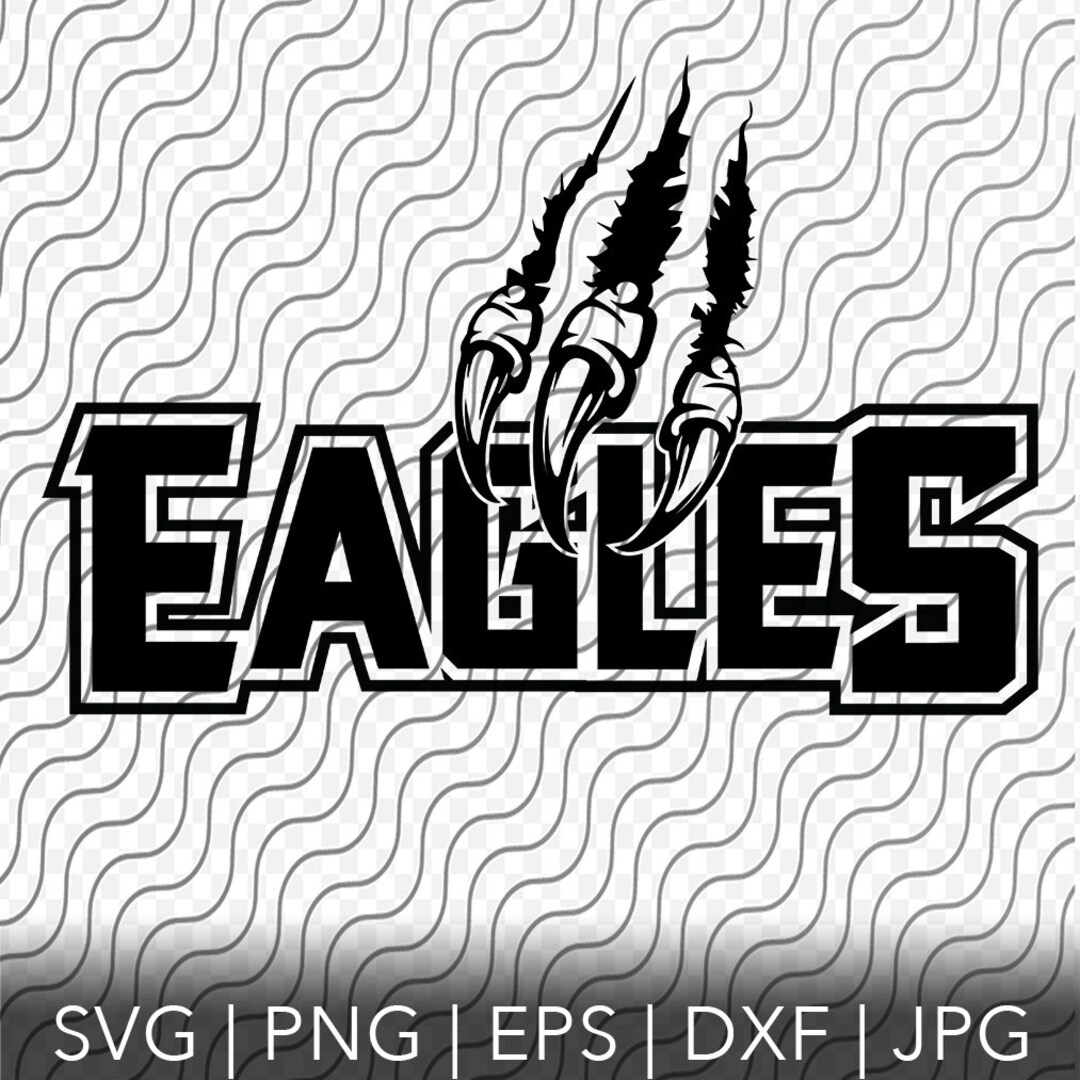 Eagles Claw Scratch, Cutting Template, Svg, Png, Eps, Dxf, Jpg Files ...