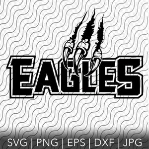 Eagles Claw Scratch, Cutting Template, Svg, Png, Eps, Dxf, Jpg Files ...