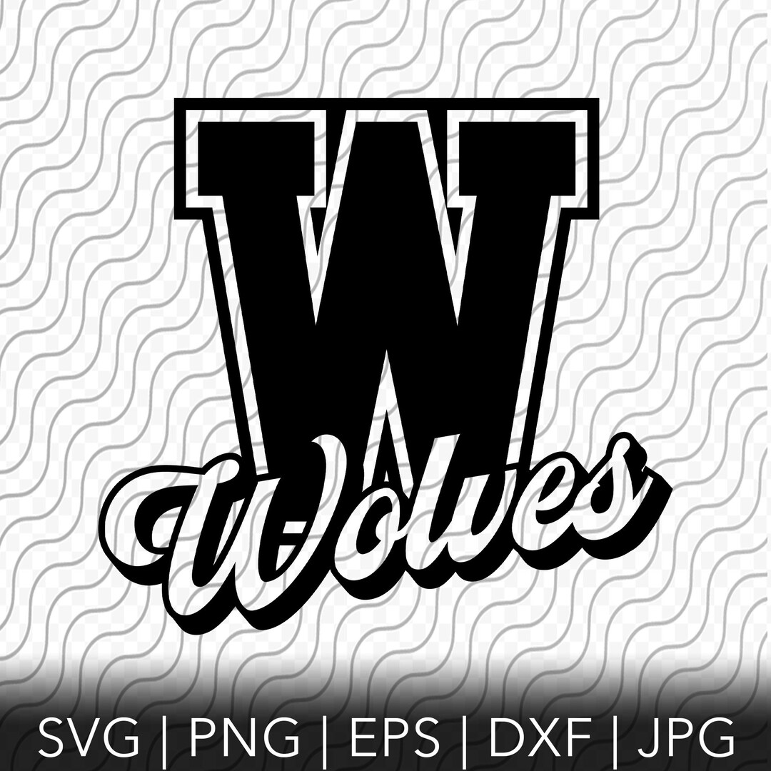Wolves Svg, Wolves Team Pride, School Mascot, Mascot Shirt Svg, Cutting ...