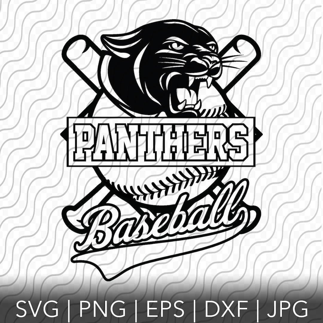 Panther Baseball, Lady Panther Softball, Mascot, Sport Team Logo, SVG ...