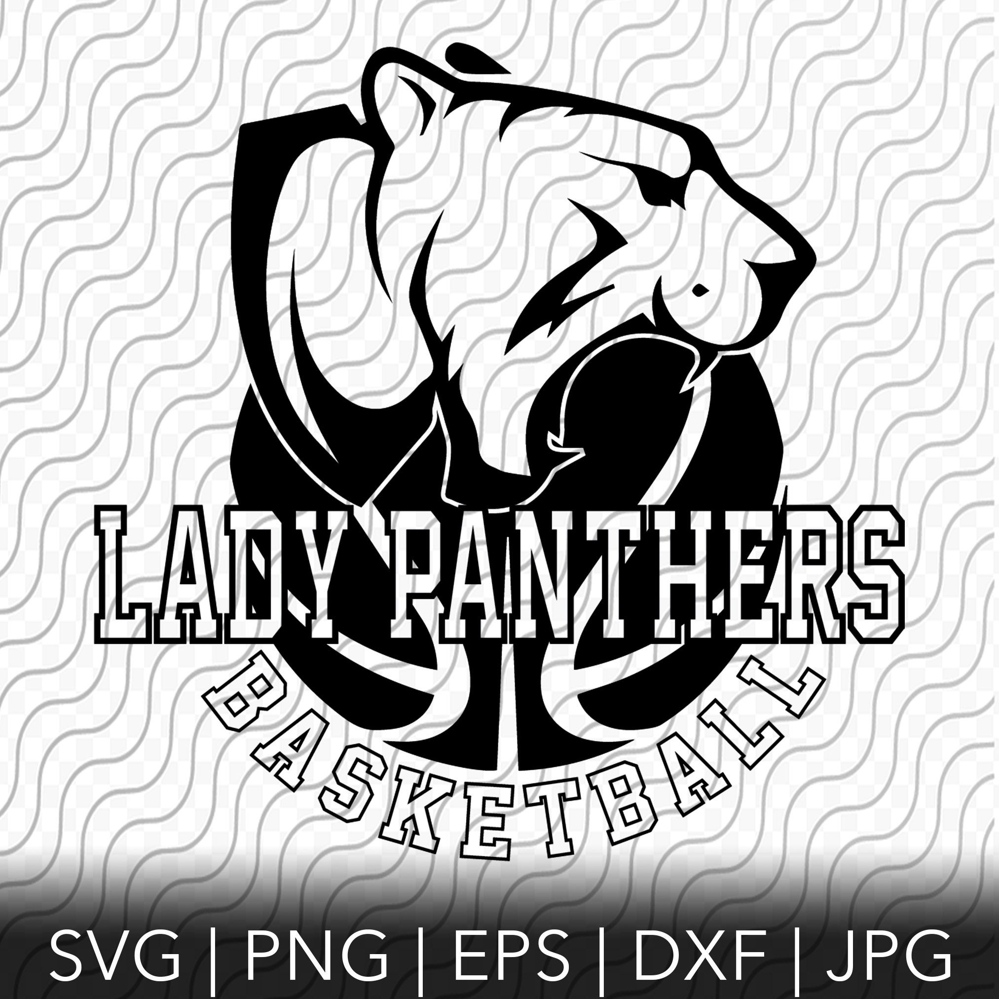 Lady Panther Basketball Logo
