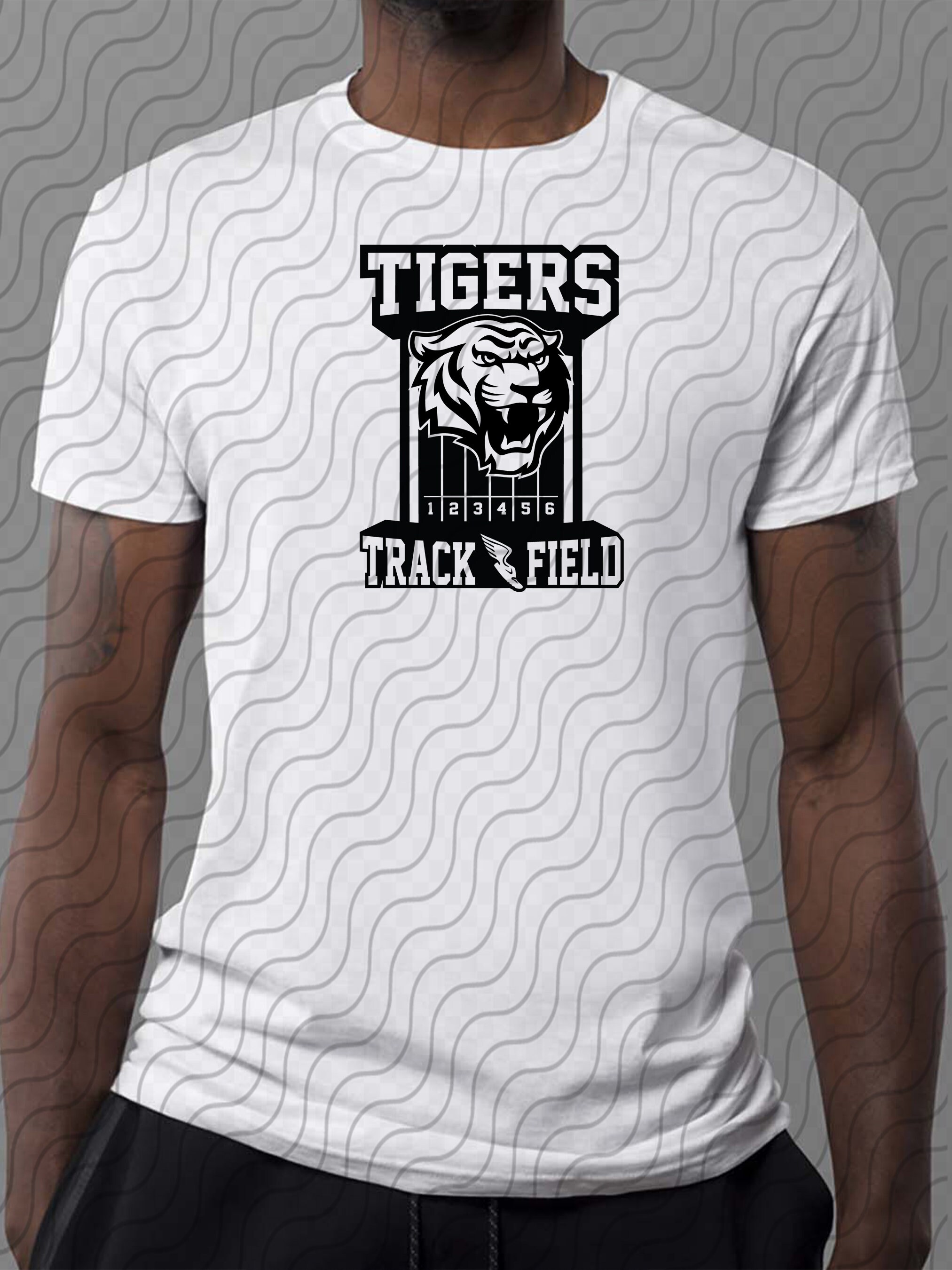 Tigers Track and Field Mascot SVG, Track and Field, Cutting Template ...