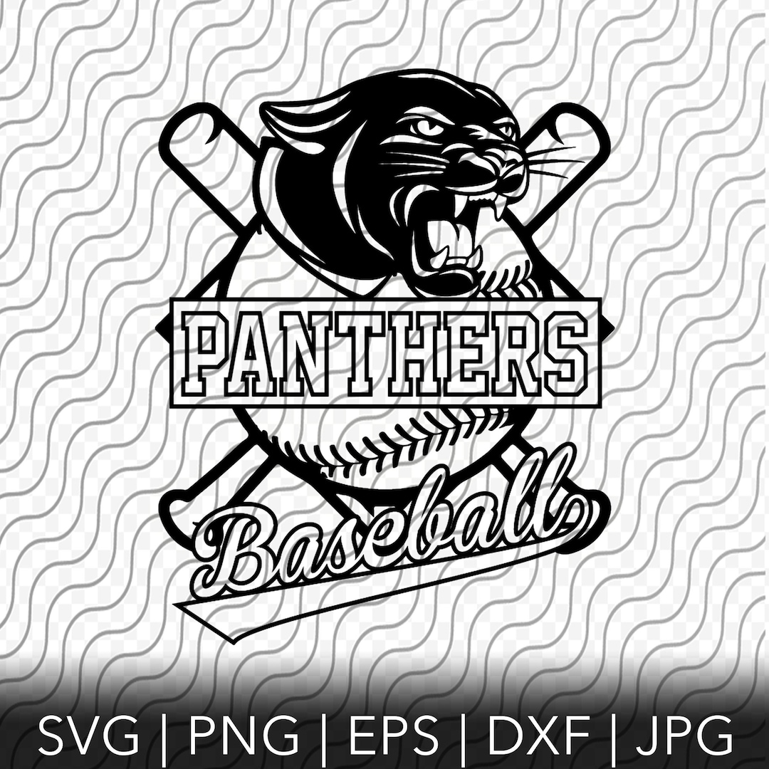 Panther Baseball, Lady Panther Softball, Mascot, Sport Team Logo, SVG ...