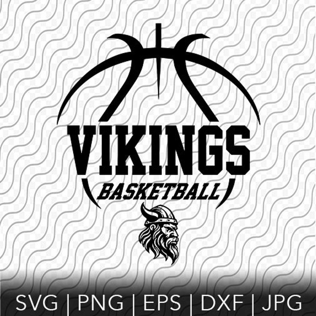Vikings Basketball, Lady Vikings Basketball, Mascot, Cut Files for ...