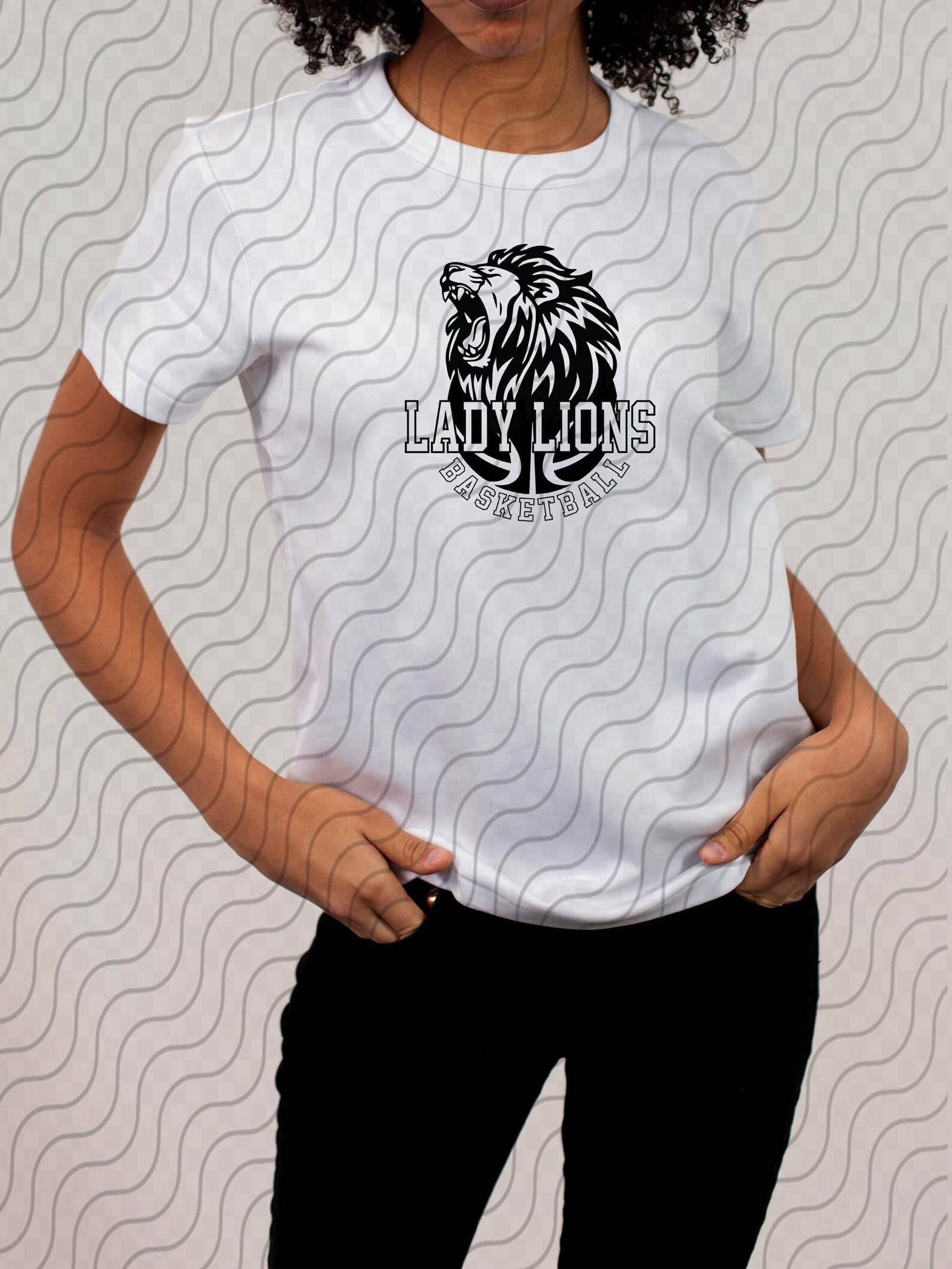 Lions Basketball Lady Lions Basketball Mascot Sport Team - Etsy