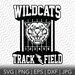 Falcons Track and Field Mascot SVG Track and Field Cutting - Etsy