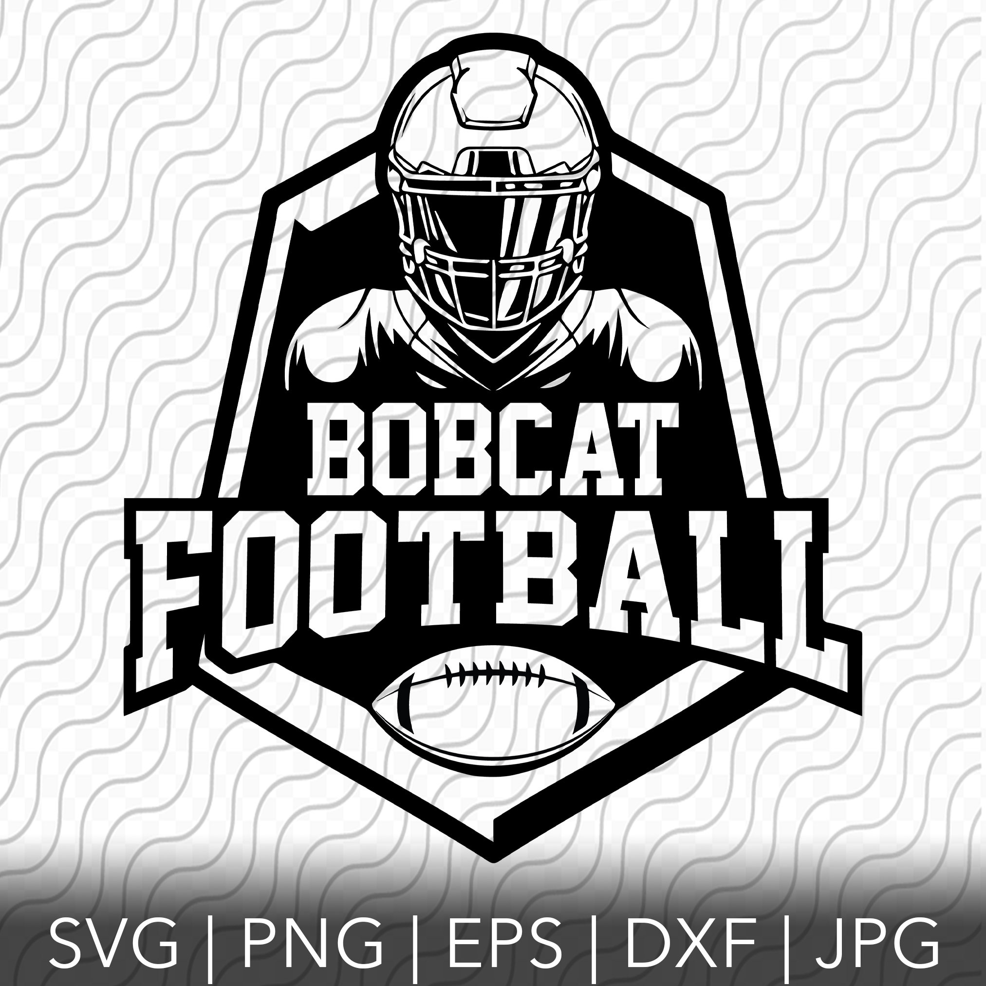 Bobcat Football Sports Team SVG PNG EPS Dxf Jpg Files - Etsy