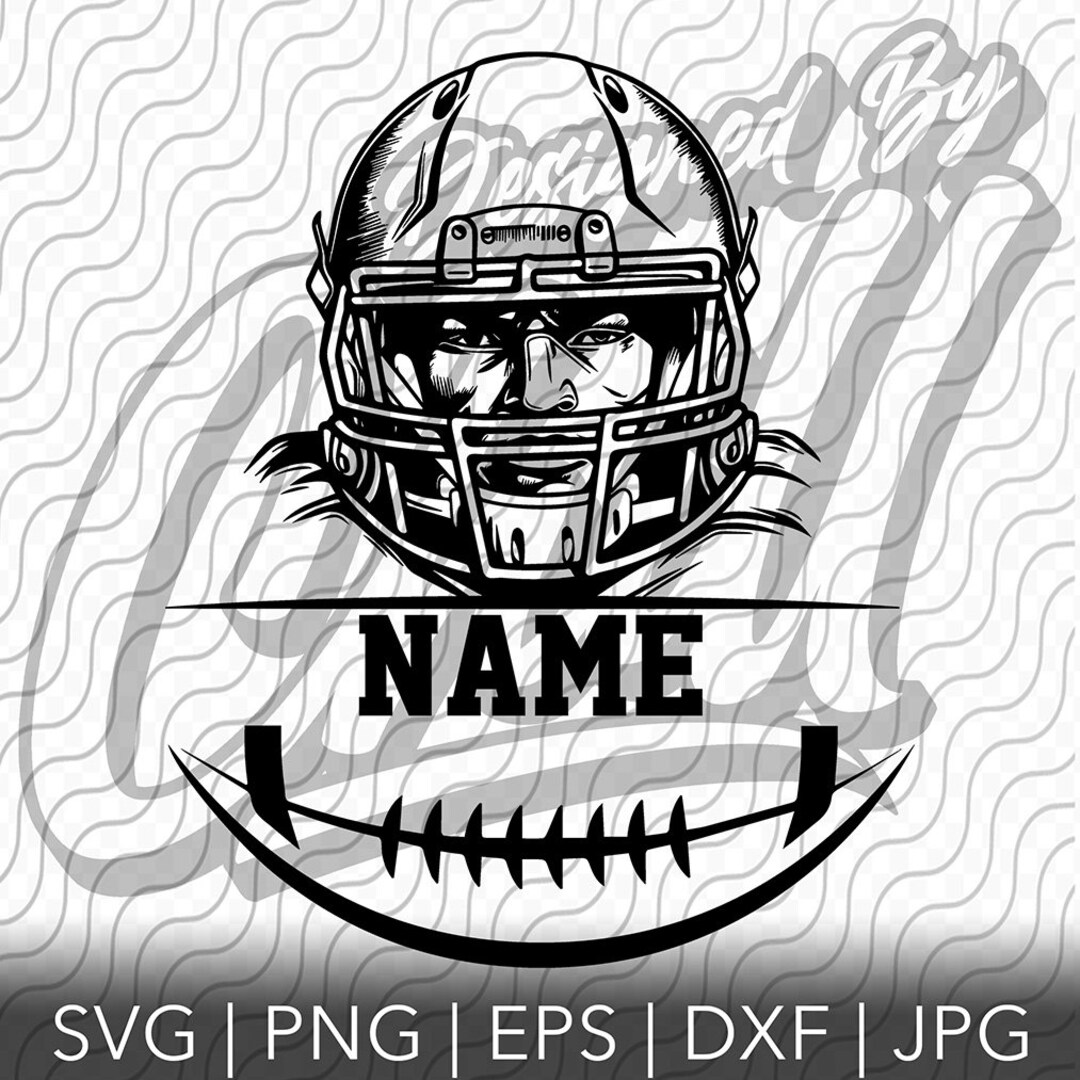 Football Player Svg, Personalized Football Svg, Football Player T-shirt ...