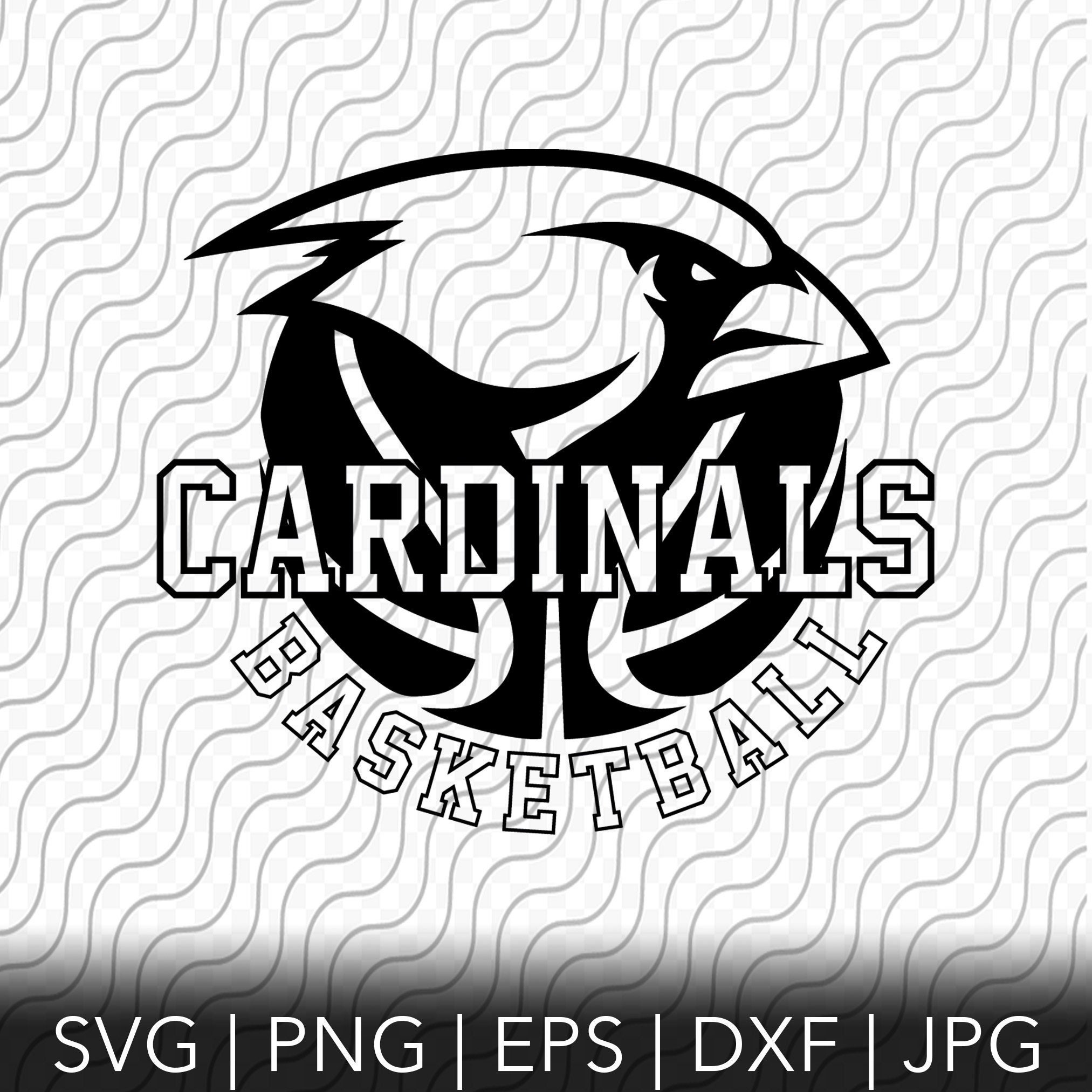 Cardinal Basketball Logo