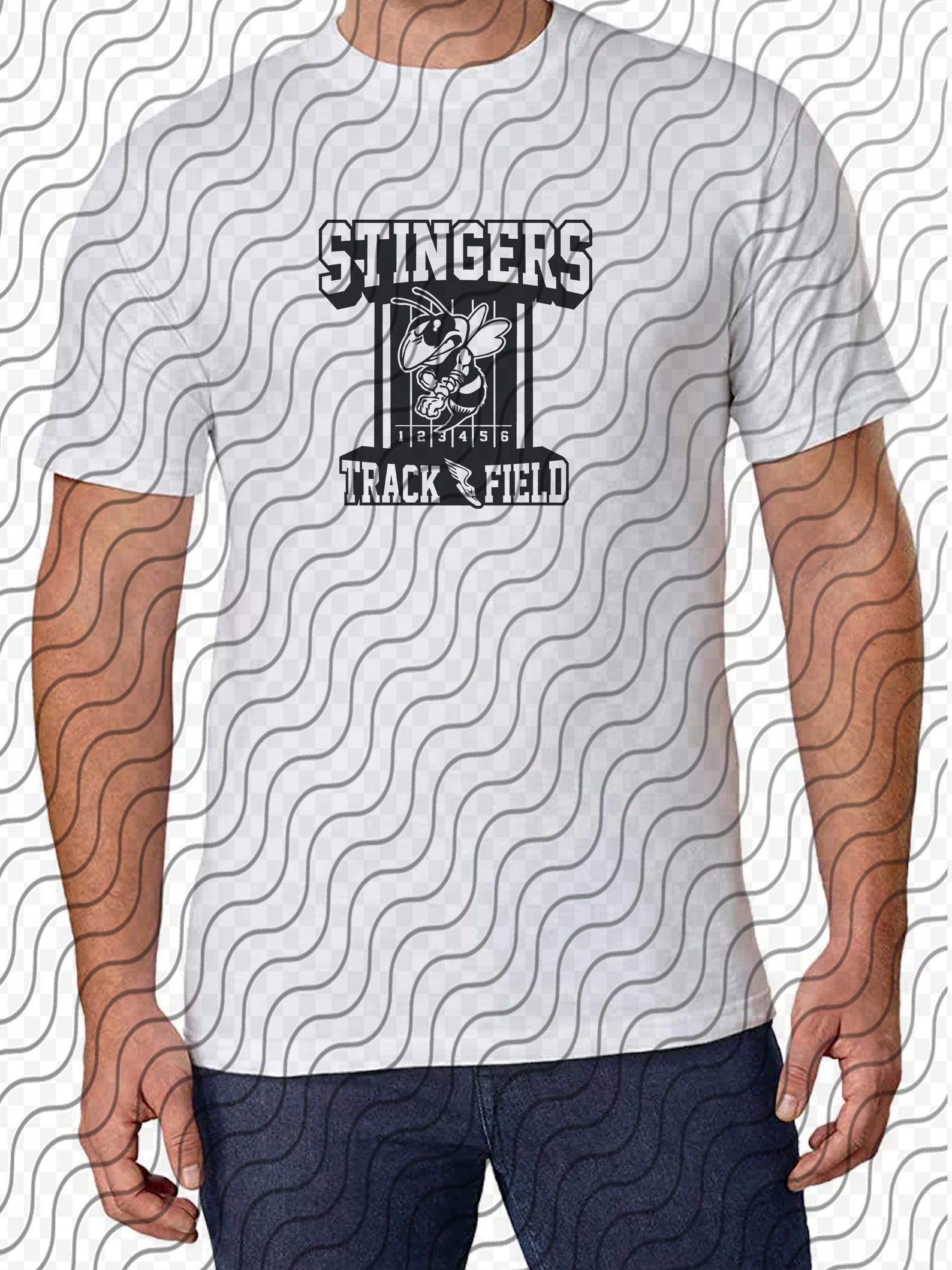 Stingers Track and Field Mascot SVG, Track and Field, Cutting Template ...