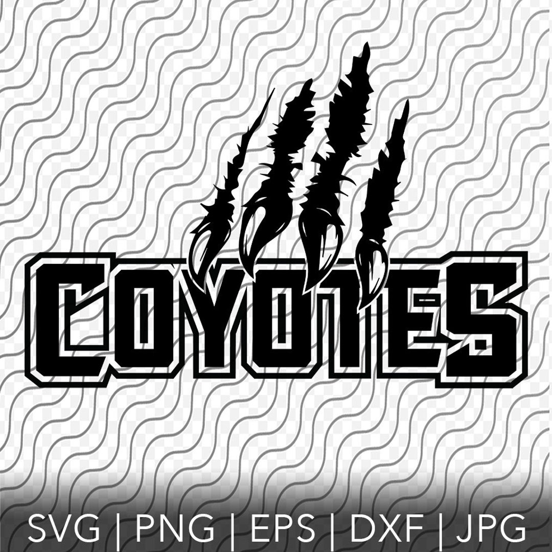 Coyotes Claw Scratch, Cutting Template, Svg, Png, Eps, Dxf, Jpg Files ...