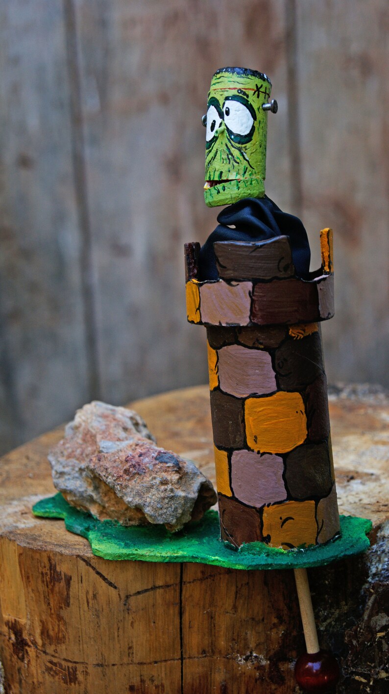 Frankenstein Pop-up Puppet - Etsy