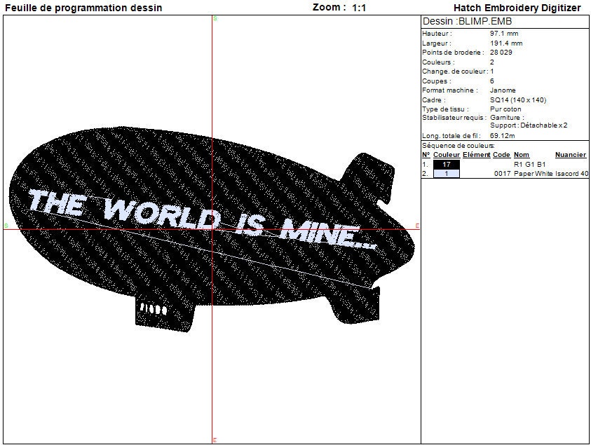 Embroidery File-scarface BLIMP - Etsy