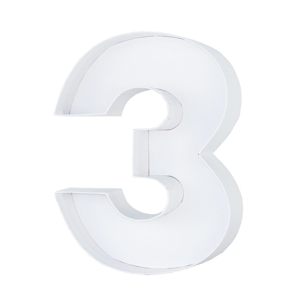 20cm Fillable Number Box - Etsy Australia