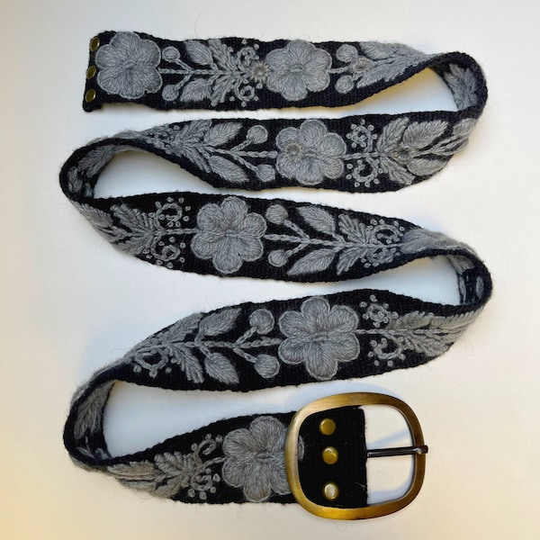 Boho Embroidered Belts - Etsy