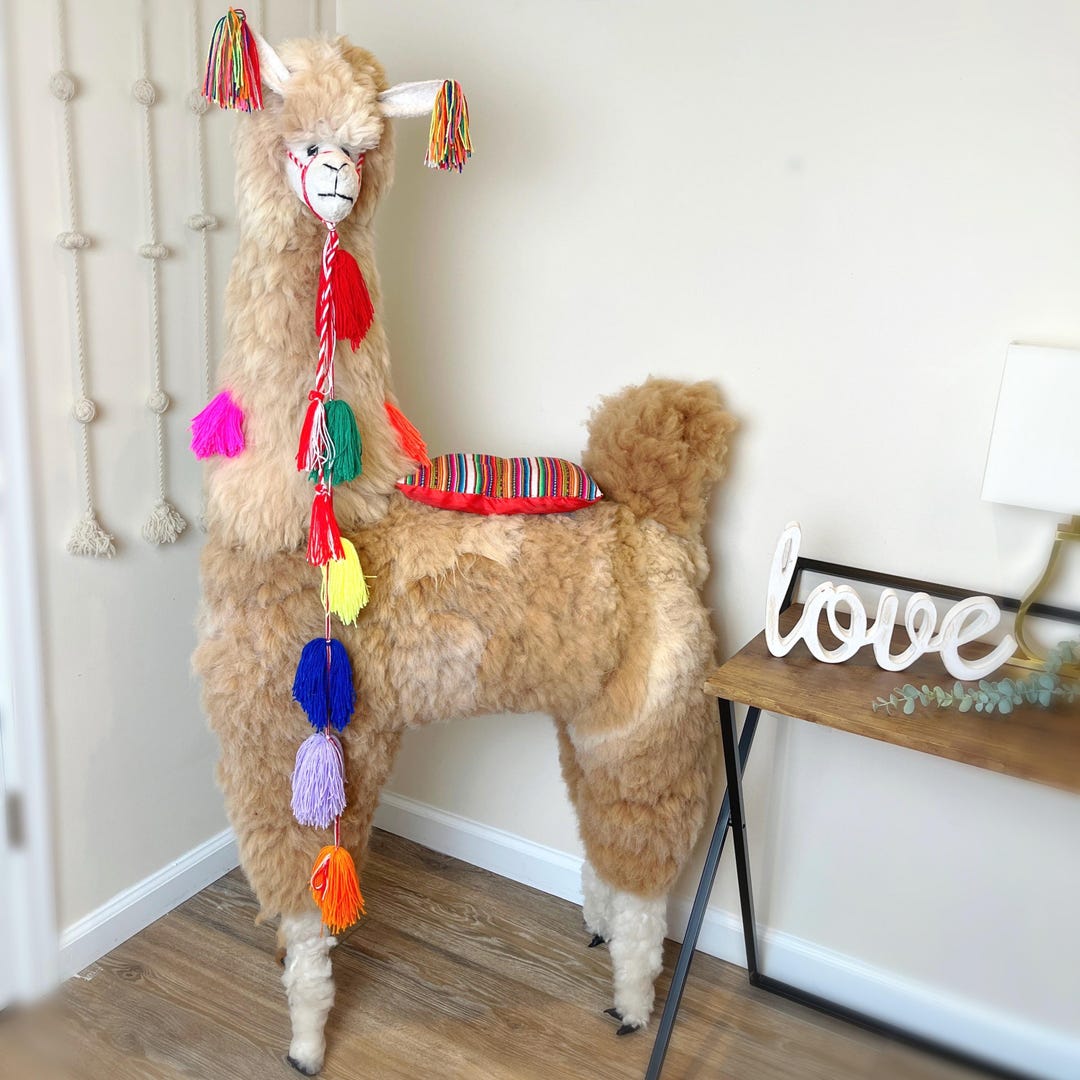Mega Paka XXL Stuffed Alpaca Stuffed Animal, Alpaca Toy, Andean Toy ...