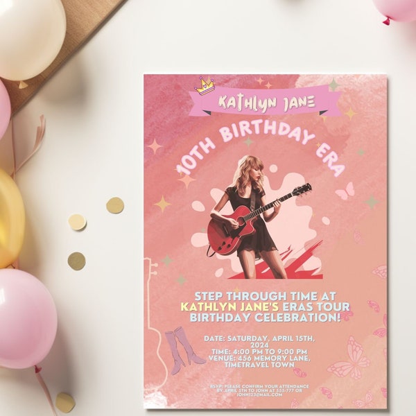 Swiftie Bracelet Invitation - Etsy