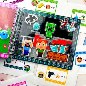 Cartoon Adventure: Detective Hook and Loop Laminated Sticker Game for ...