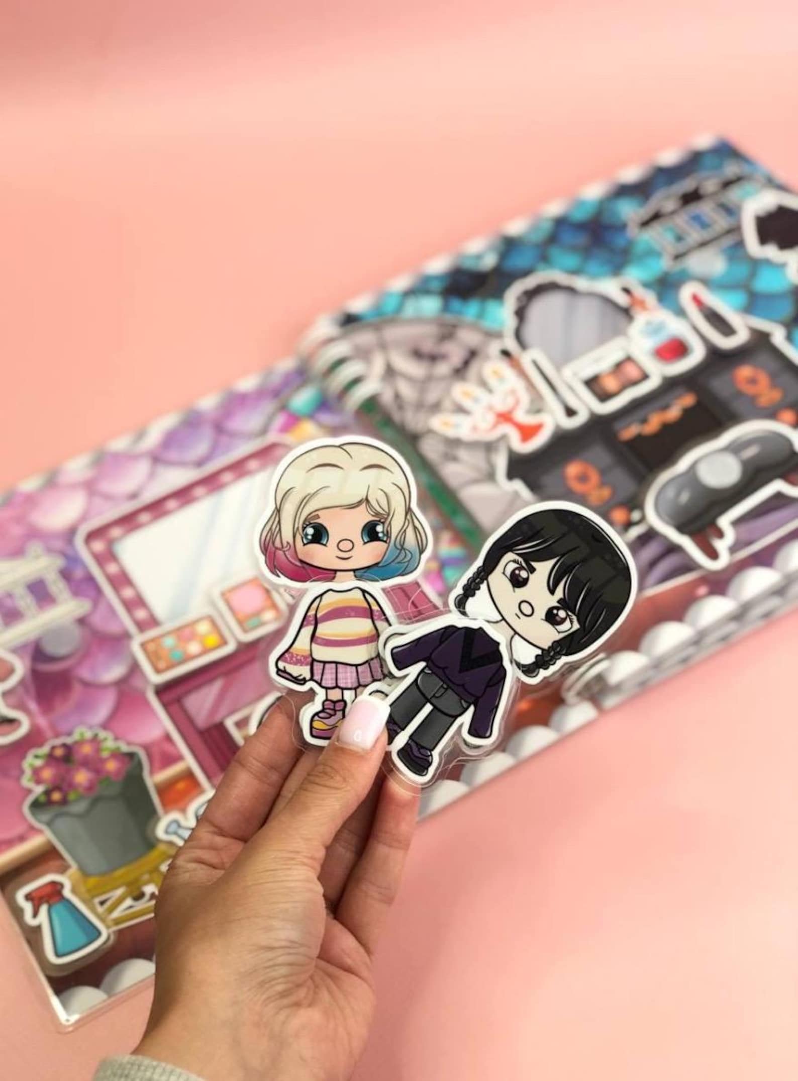 Toca Life Dress-up Busy Book Book – “star Mansion” | Activity Notebook ...