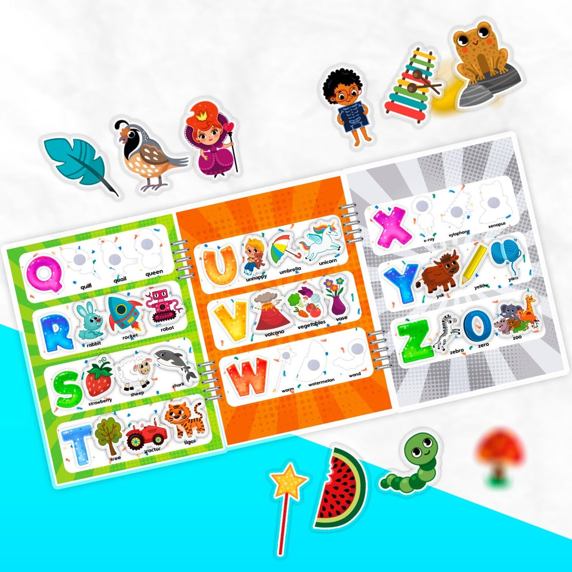 Alphabet Busy Book - Etsy