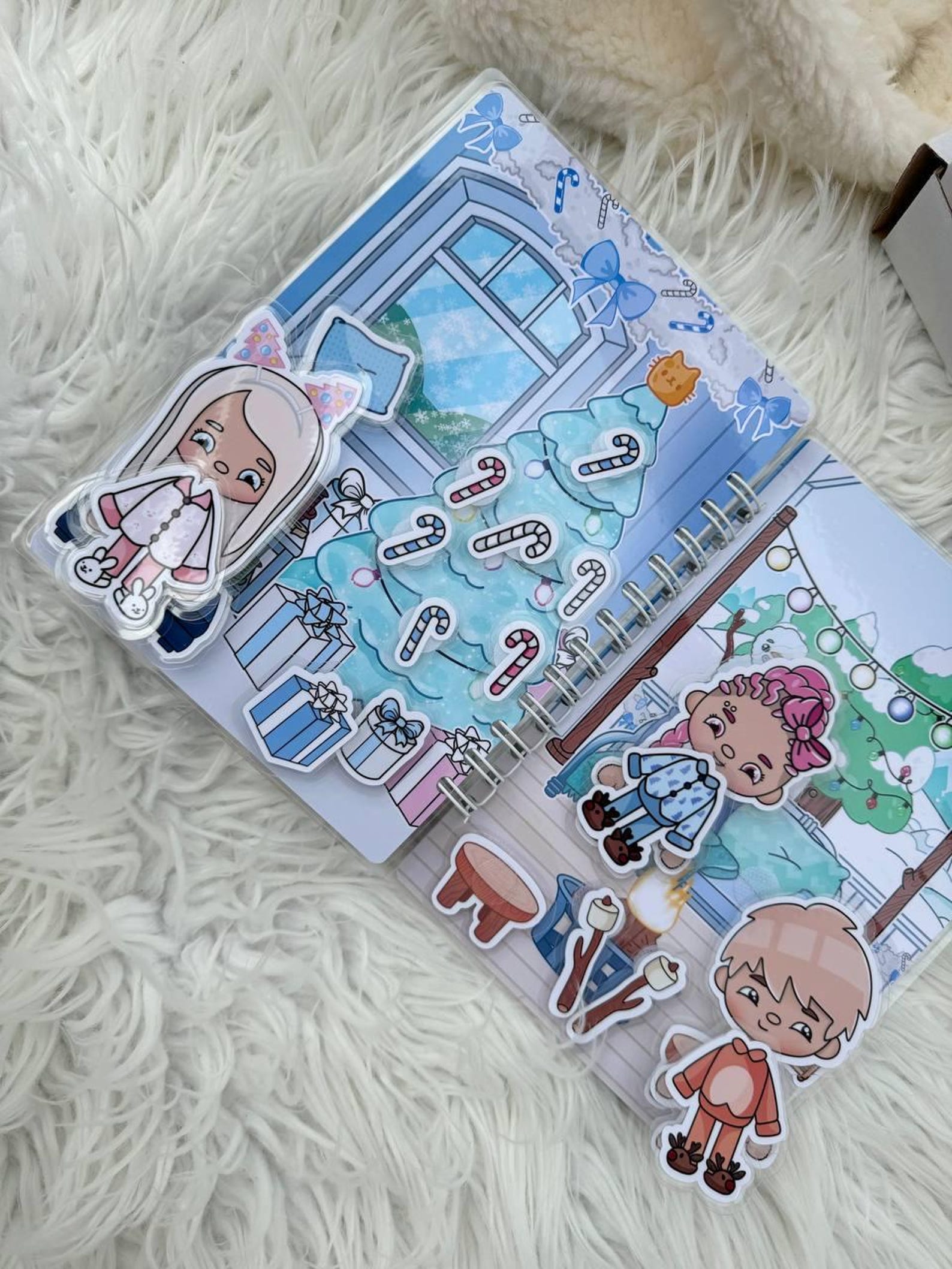 Toca Boca Christmas Hook and Loop Book - Etsy