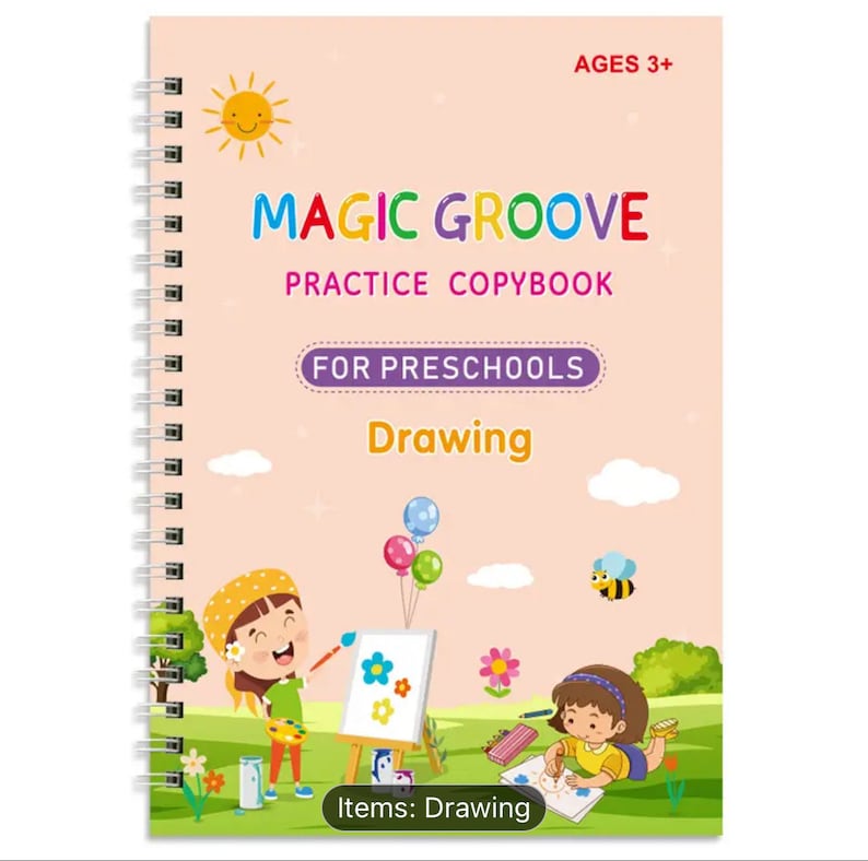 Magic Reusable Practice Copybook for Kids - Etsy