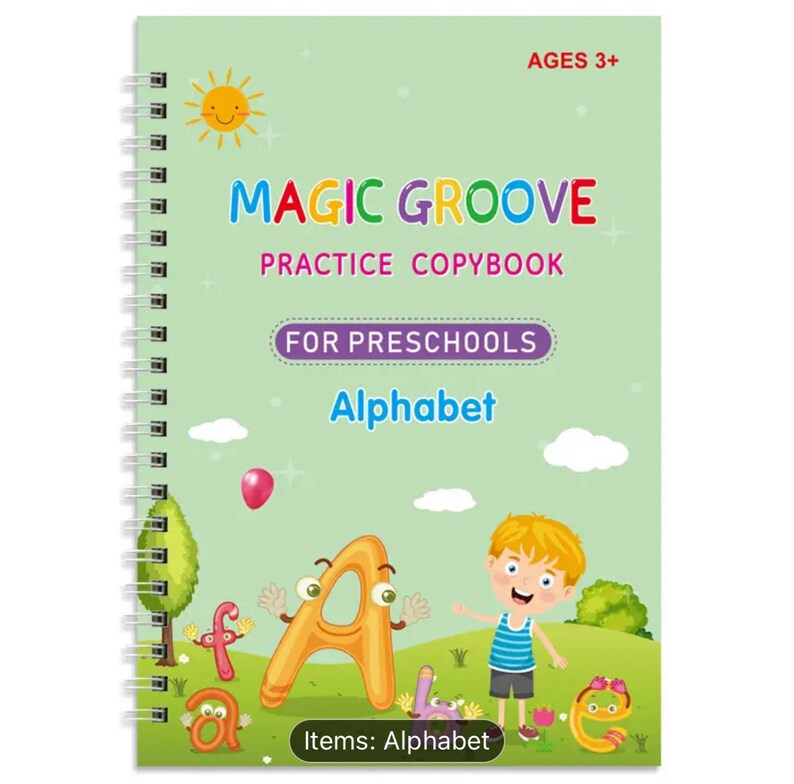 Magic Reusable Practice Copybook for Kids - Etsy