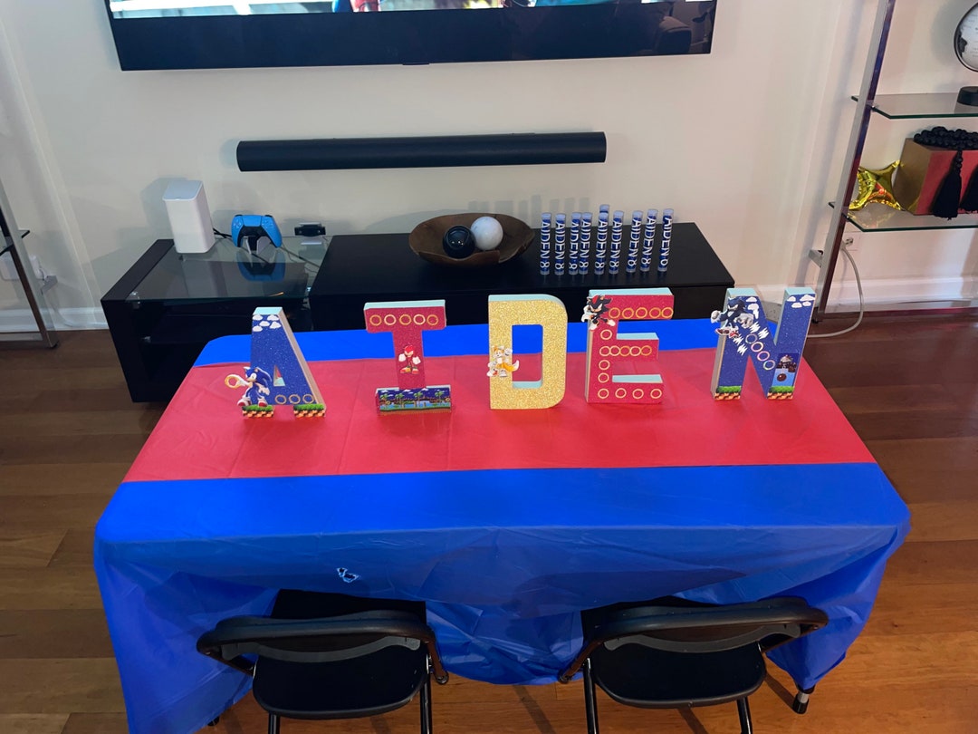 3D LETTERS BIRTHDAY DECORATION - Etsy