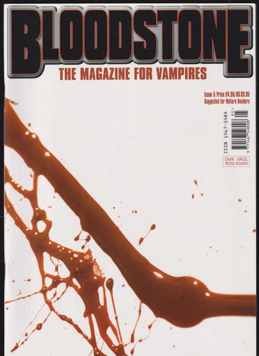 Bloodstone, the Magazine for Vampires, - Etsy