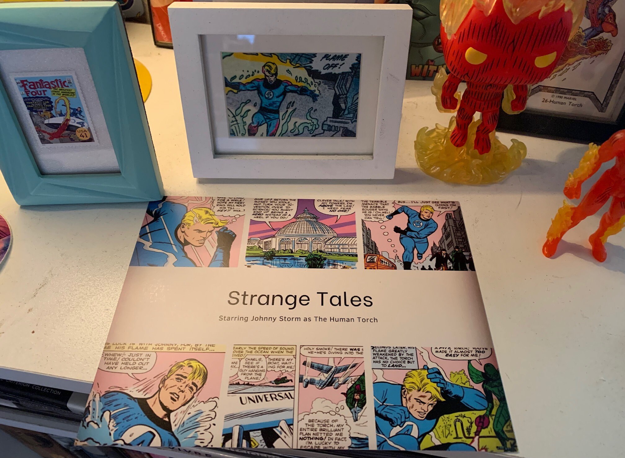 Johnny Storm / the Human Torch Strange Tales Large Postcard Print - Etsy