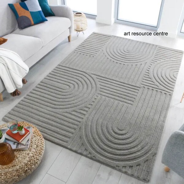 Modern Abstract Rug - Etsy