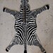 Handmade Tufted Rug Zebra Shape Wool Rug for Living Room - Etsy