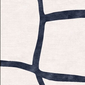 Modern Abstract Handmade Tufted Area Rug for Living Room, Bedroom and ...