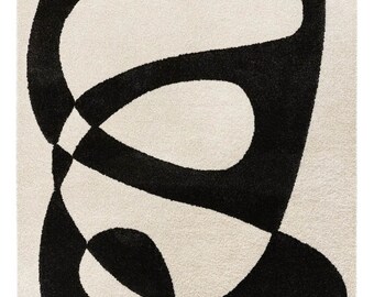 Modern Abstract Handmade Tufted Area Rug for Living Room - Etsy